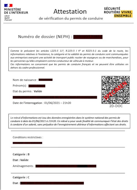 Ouverture Du Téléservice Verifpermisdeconduiregouvfr Ministère De