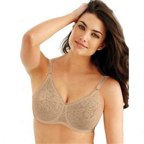 Fashionfirst Nude Lace N Smooth Seamless Underwire Bra Size 40dd