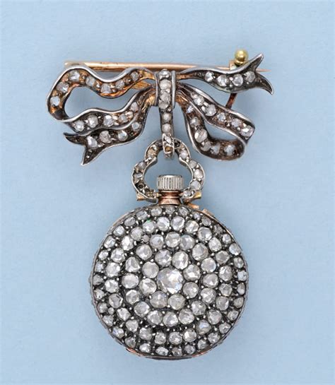 Small Diamond Set Gold Watch And Pendant Pieces Of Time Ltd