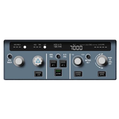 Sticker Airbus 320 A320 Fcu Flight Control Unit Autopilot Control U