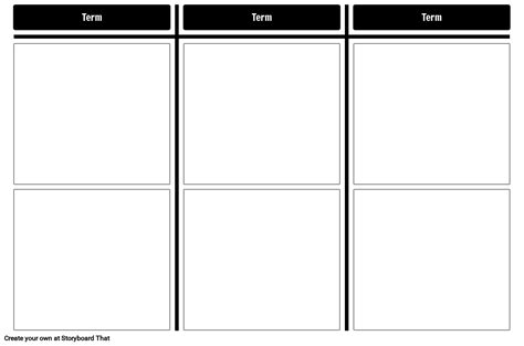 3 Column T Chart Template Storyboard Por Storyboard Templates