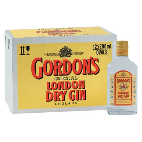 Gordons Gin 12 X 200ml Pnp