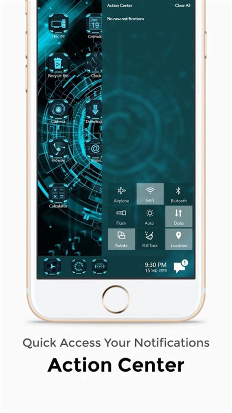 Blue Tech Theme Apk For Android Download
