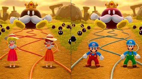 【슈퍼 마리오 파티 잼버리 】 미니게임 피치 Vs 데이지 Vs 마리오 Vs 루이지 마스터 Cpu Youtube