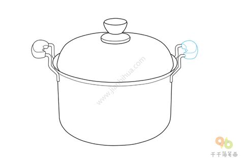 蒸锅简笔画 厨具简笔画