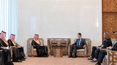 الأسد يبحث مع وزير الخارجية السعودي جهود الحل السياسي للأزمة السورية