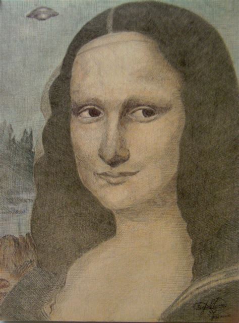 The Mona Lisa Alien By Omkdrawings On Deviantart