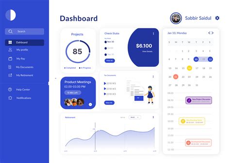 Admin Dashboard Ui Template Behance