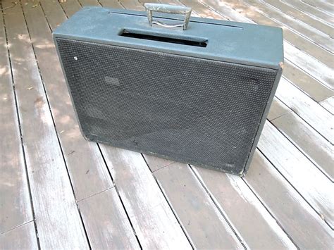 1960s Cordovox Cmi 2x12 Amplifier Cabinet Attn Amp Builders Reverb