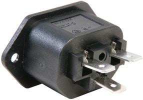 6ESRF 3 Corcom Te Connectivity CONNECTOR POWER ENTRY RECEPTACLE