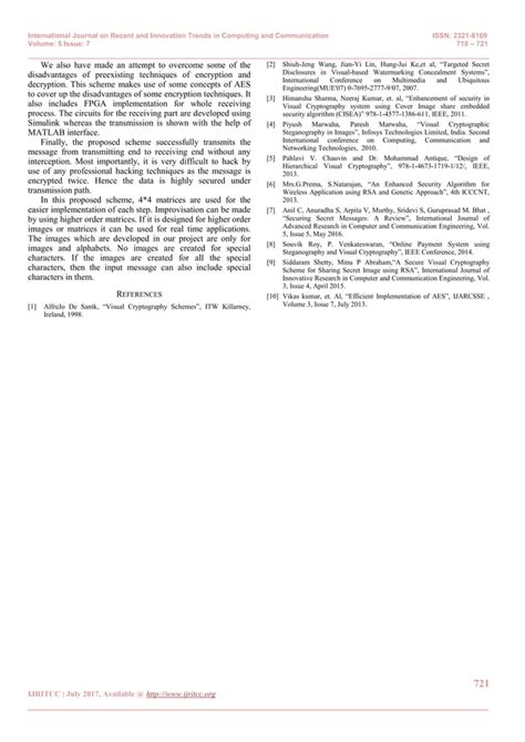 design and implementation of visual cryptography system for