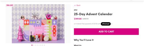 Ipsy Advent Calendar R Ipsy