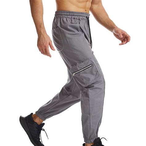 Yotmkgdo Cargo Pants For Men Joggers For Men With Pockets Reflective