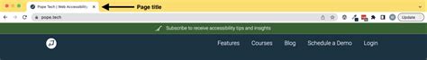 how to set up an accessible page structure and navigation pope tech blog