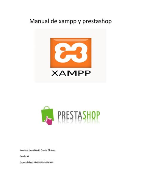 manual de xampp y prestashop pdf