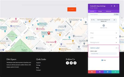 The Divi Fullwidth Map Module Elegant Themes Documentation