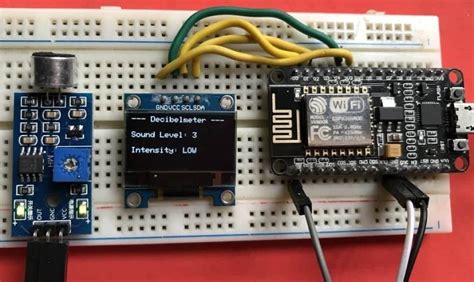 Iot Sound Level Monitor With Esp8266 And Sound Module Iot Iot Projects