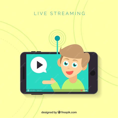 라이브 스트리밍 배경 무료 벡터