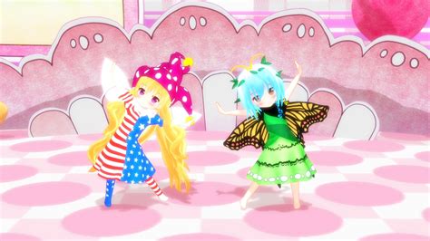 ちゅばき式改造 エタニティラルバ（ちびラルバ）（小扑棱蛾子）v102，mmd模型下载，mmd动作下载，mmd场景下载，mmd资源库，mmd绑