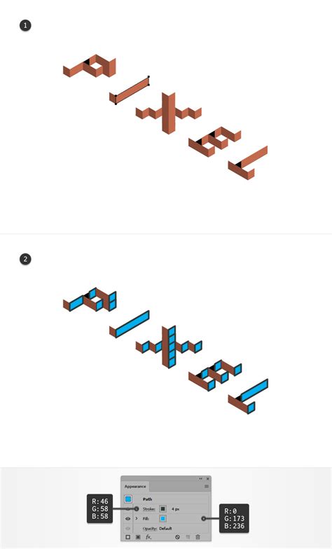 How To Create An Isometric Text Effect In Adobe Illustrator Envato Tuts