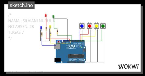 Tugas 7 Wokwi Esp32 Stm32 Arduino Simulator