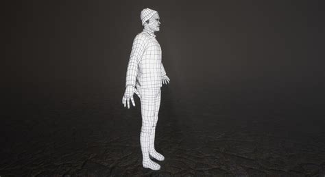 3d Model Working Class Man Vr Ar Low Poly Cgtrader
