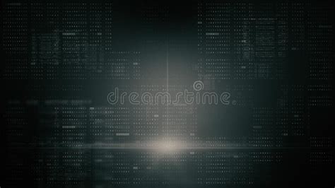 cryptographic matrix blockchain data simulation stock illustration