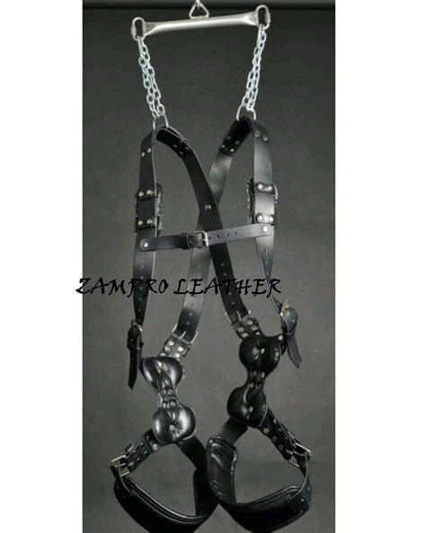 100 Genuine Leather Sex Swing For Couple Suspension Harness Etsy