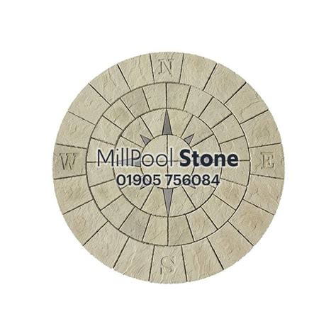 2 56m Nautical Compass Circle Millpool Stone