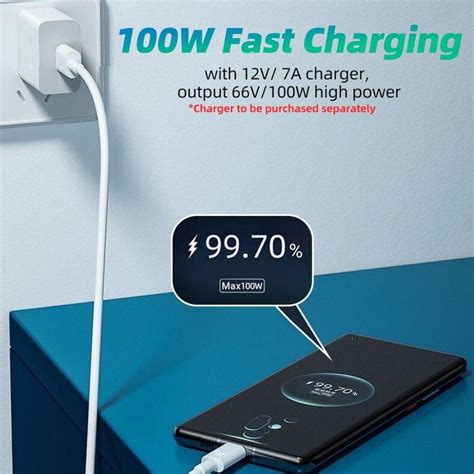 Купить Кабель Usb Type C для быстрой зарядки и передачи данных 7А 100