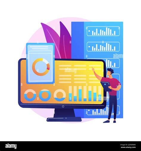 Dashboard Analytics Computer Performance Evaluation Chart On Screen Statistics Analysis