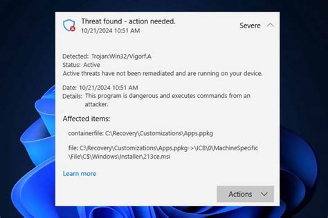 Windows Defender Mistakes Dell Firmware Updates As Trojan Win32 Vigorf A