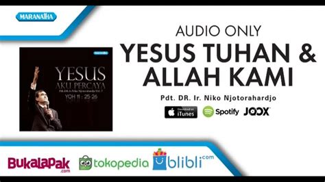 Yesus Tuhan Dan Allah Kami Ir Niko Acordes Chordify