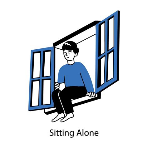 Trendy Lying Alone 46335911 Vector Art At Vecteezy