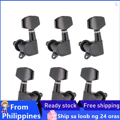 6pcs Sealed Guitar String Pegs Locking Tuners 3l3r Tuning Pegs String Tuners Electric Acoustic
