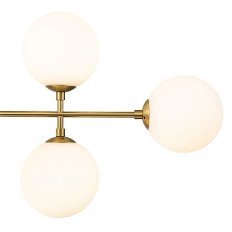 Sputnik Opal Glass Globe Kitchen Island Pendant Farmhouze Light