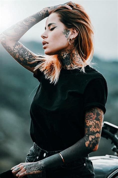 Sizzling Hot Zoe Cristofoli Rides A Ktm Tattoo Girl Modifiedx
