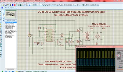 Able Electronic Designs And Concepts DC To DC Converter Circuit For High Voltage