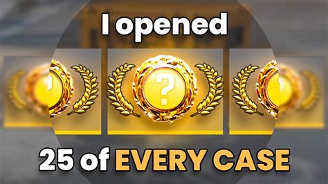 I Opened 25 Of EVERY Case In CS2 YouTube