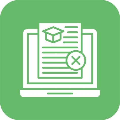 Premium Vector Rejected Assignment Icon Vector Image Can Be Used For