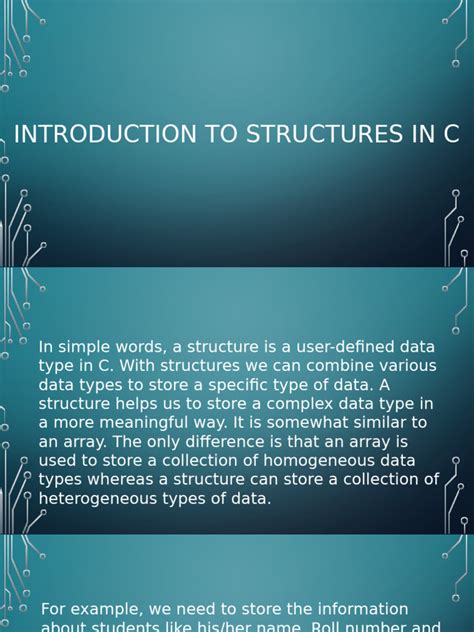 Introduction to Structures in c | PDF | Pointer (Computer Programming ...