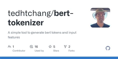 GitHub Tedhtchang Bert Tokenizer A Simple Tool To Generate Bert Tokens And Input Features