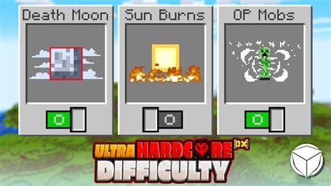 Ultra Hardcore Difficulty Dx By Logdotzip Minecraft Marketplace Map