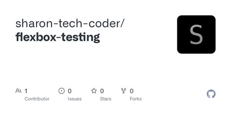Github Sharon Tech Coder Flexbox Testing