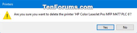 Remove Printer In Windows Tutorials