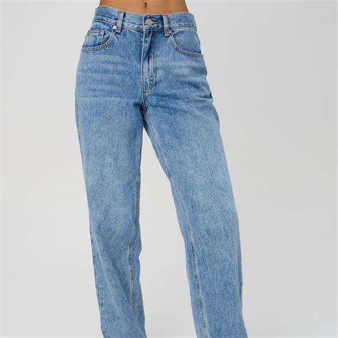 Glassons Mid Rise Baggy Jean Size 10 Usa 14 Au Depop