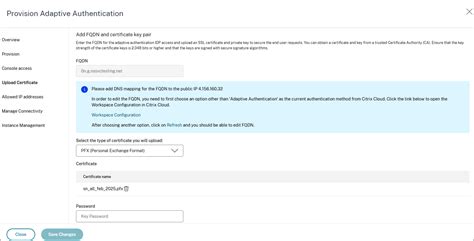 Configure Adaptive Authentication Service Adaptive Authentication Service