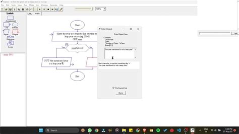 Raptor Flowchart Computational Thinking To Check Whether The Given Year Is Leap Year Or Not