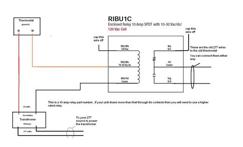 [diagram] Dpst Relay Diagram Baseboard Heater Thermostat Control