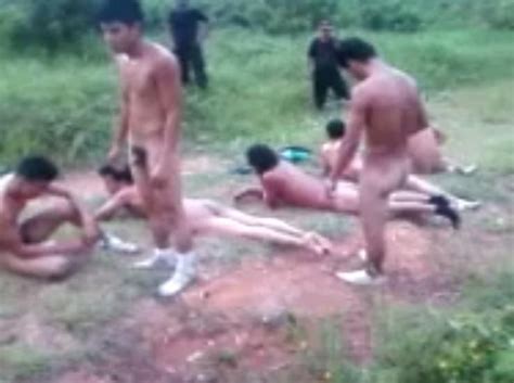 Men Forced Naked In Public Cumception